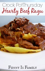 Hearty Crock Pot Beef Ragu