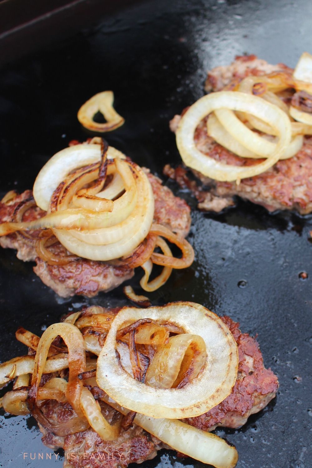 Best Flat Top Smash Burgers with Grilled Onions - Funny Is Family